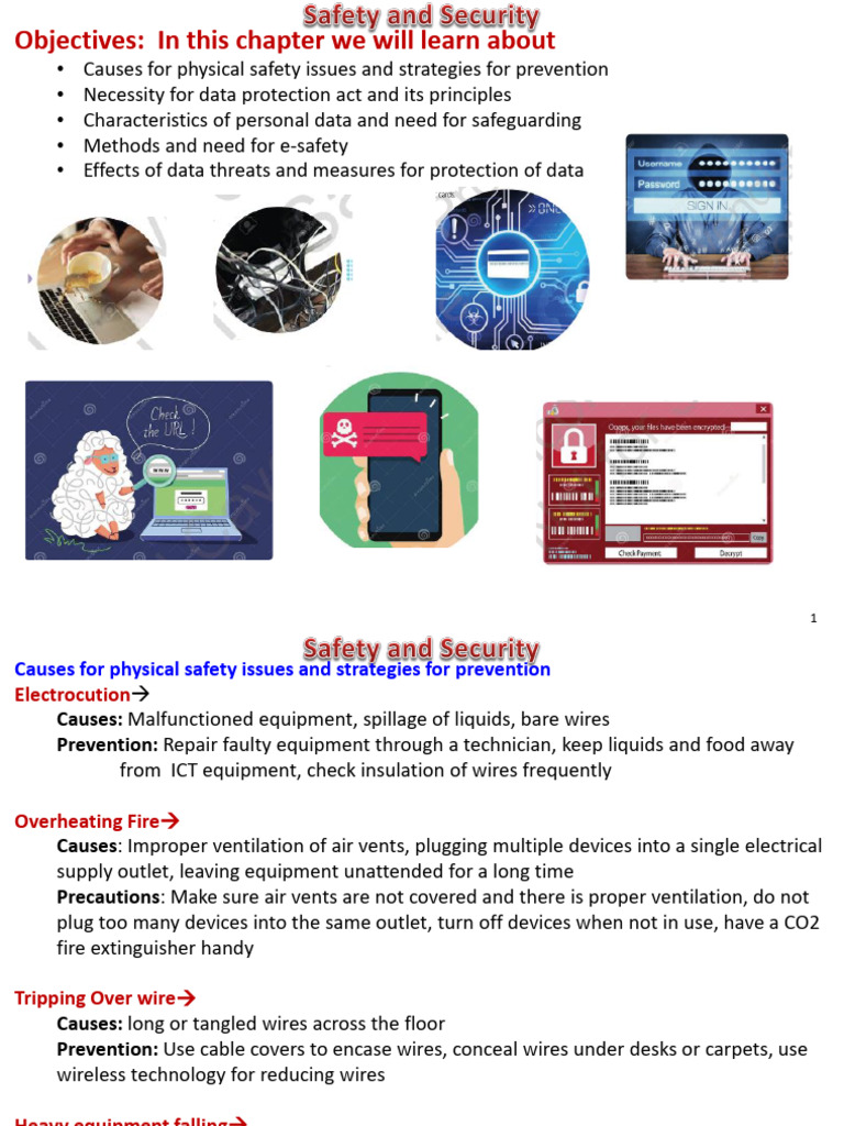 Unit 8 - Safety and Security | PDF