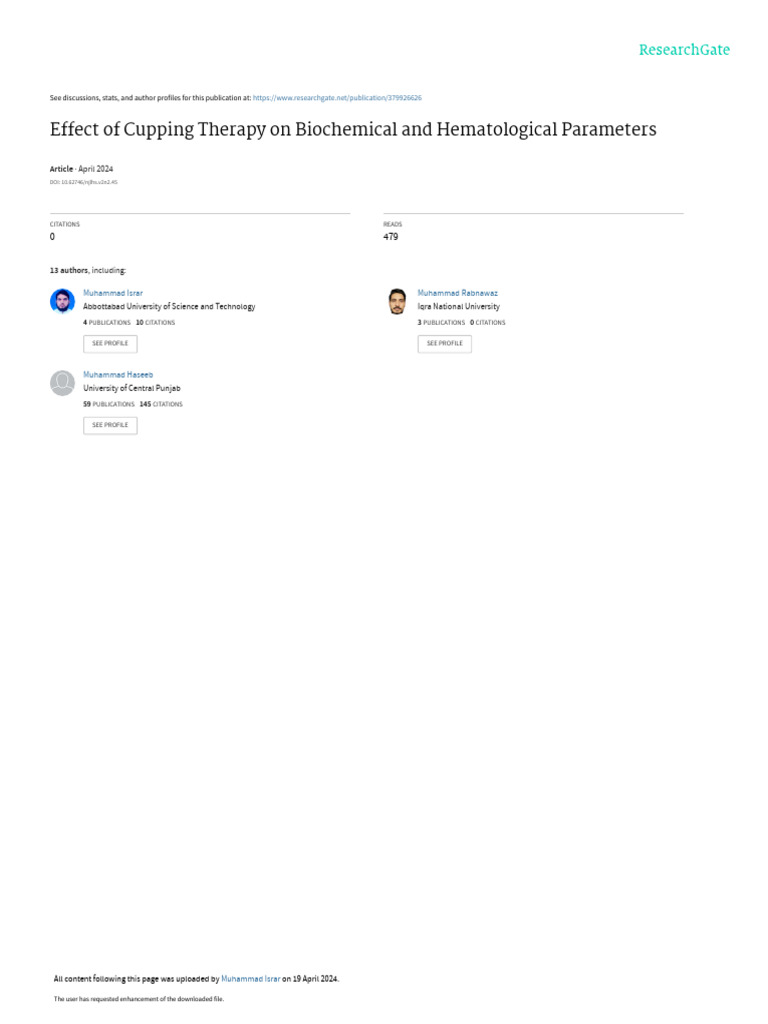 Kel 4a-Cupping Therapy 4 | PDF