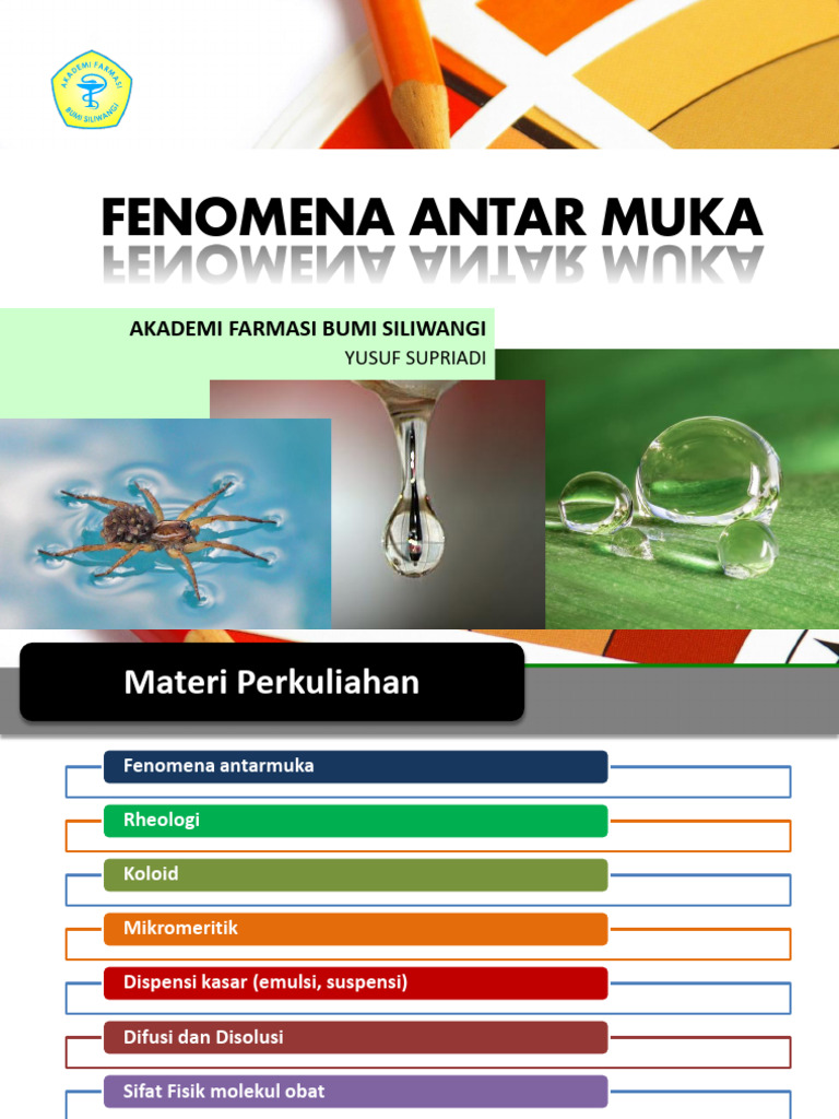 Materi Fenomena Antar Muka | PDF