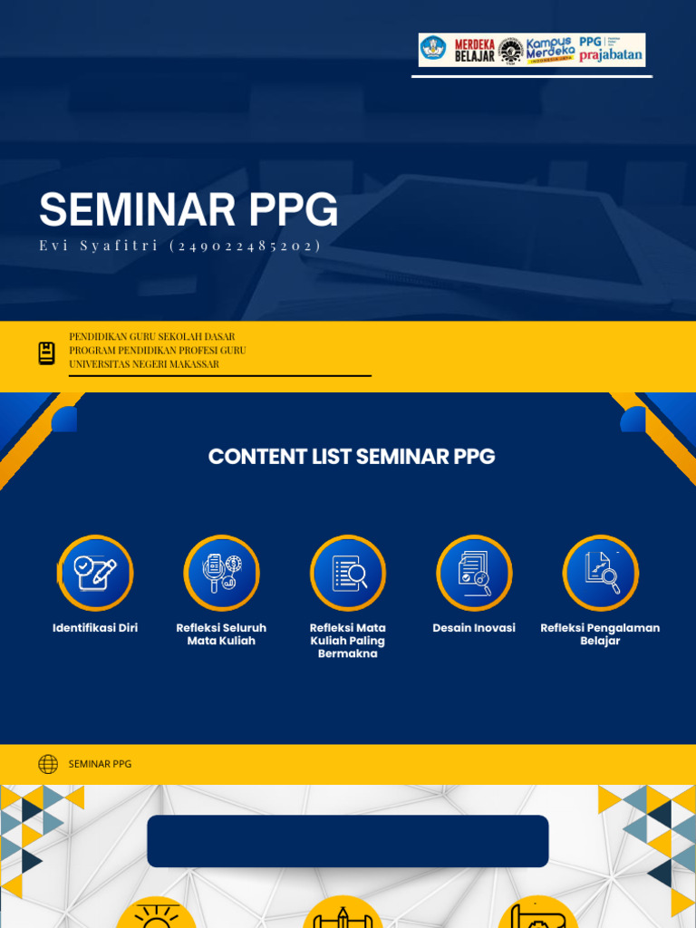 Tahap Seminar PPG | PDF