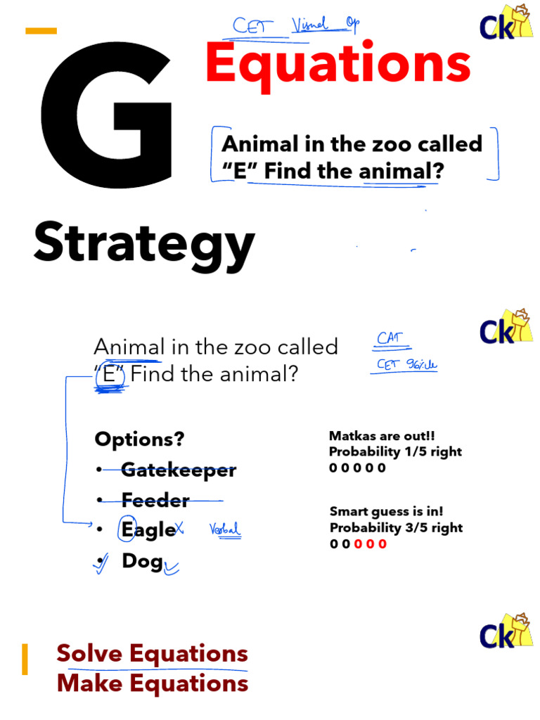 VIsual G Strategy Simple Equations Basics All | PDF | Division ...