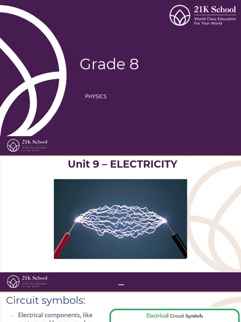 Grade 8 Science Unit 9.1 & 9.2 -Current and Voltage in Sereis ...