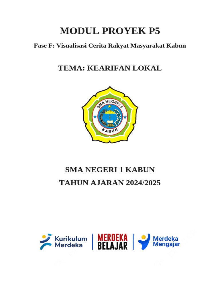 Modul Proyek P5 Fase F | PDF