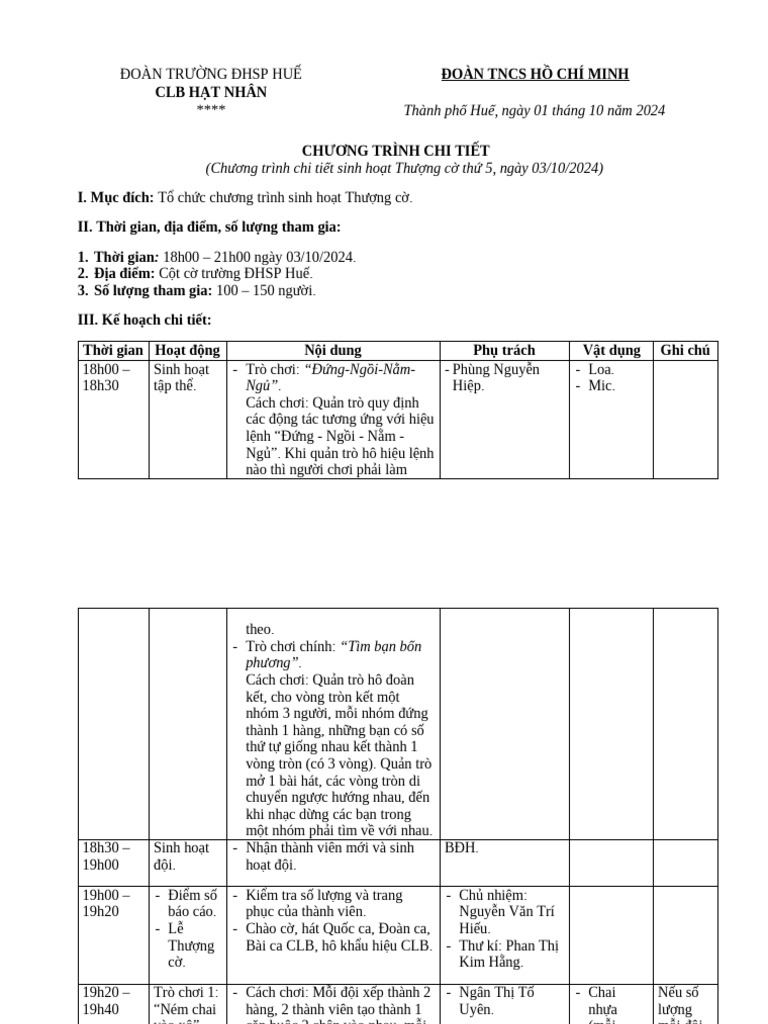 Ctct-lễ Thượng Cờ t5 | PDF