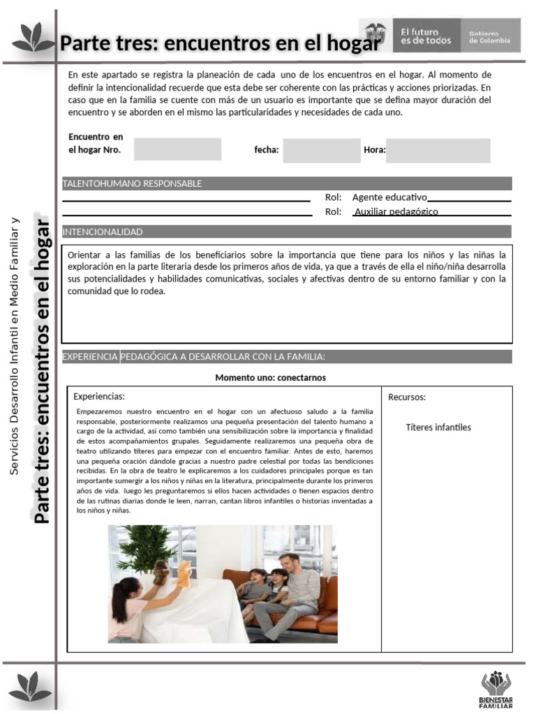 ENCUENTRO EN EL HOGAR _ LITERATURA (1) | PDF