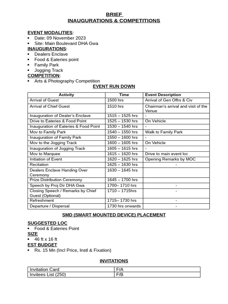 Chairman Brief 12 Oct | PDF