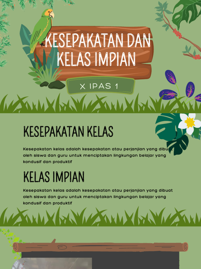 Kesepakatan Dan Kelas Impian | PDF