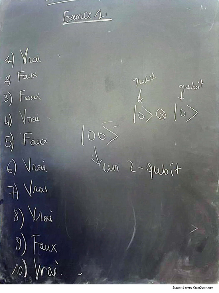 Correction SN 2023 Quantique | PDF