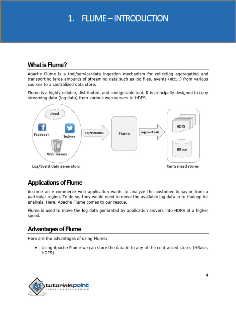 Apache Flume Tutorial | PDF