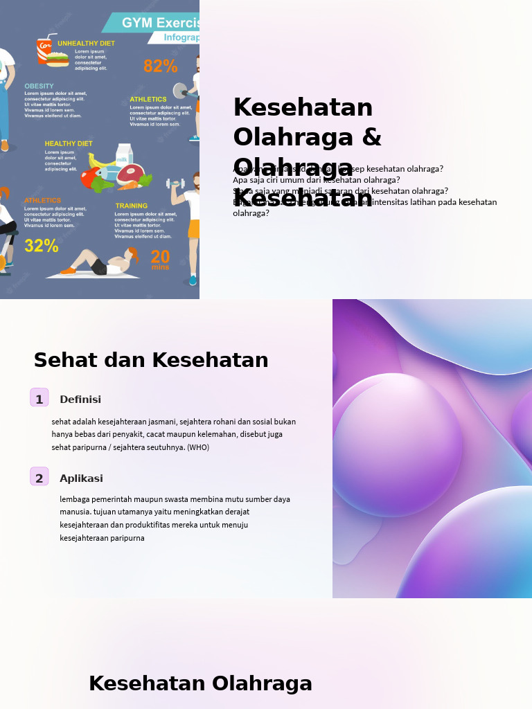 Kesehatan Olahraga and Olahraga Kesehatan | PDF