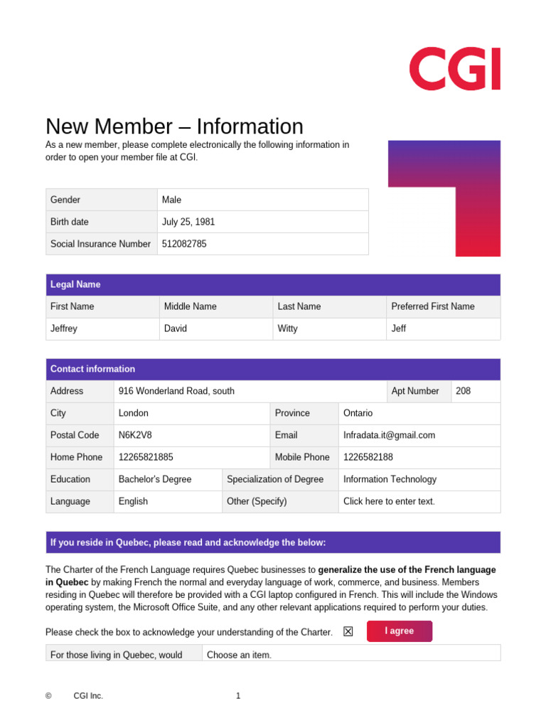 ENGLISH UPDATED Mar 2023 New Member Form Completed | PDF