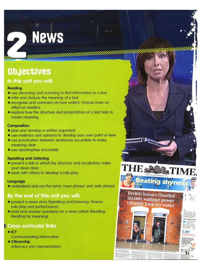 Unit 2 Text Building Skills in English Book 1 SB (Unit 2) | PDF