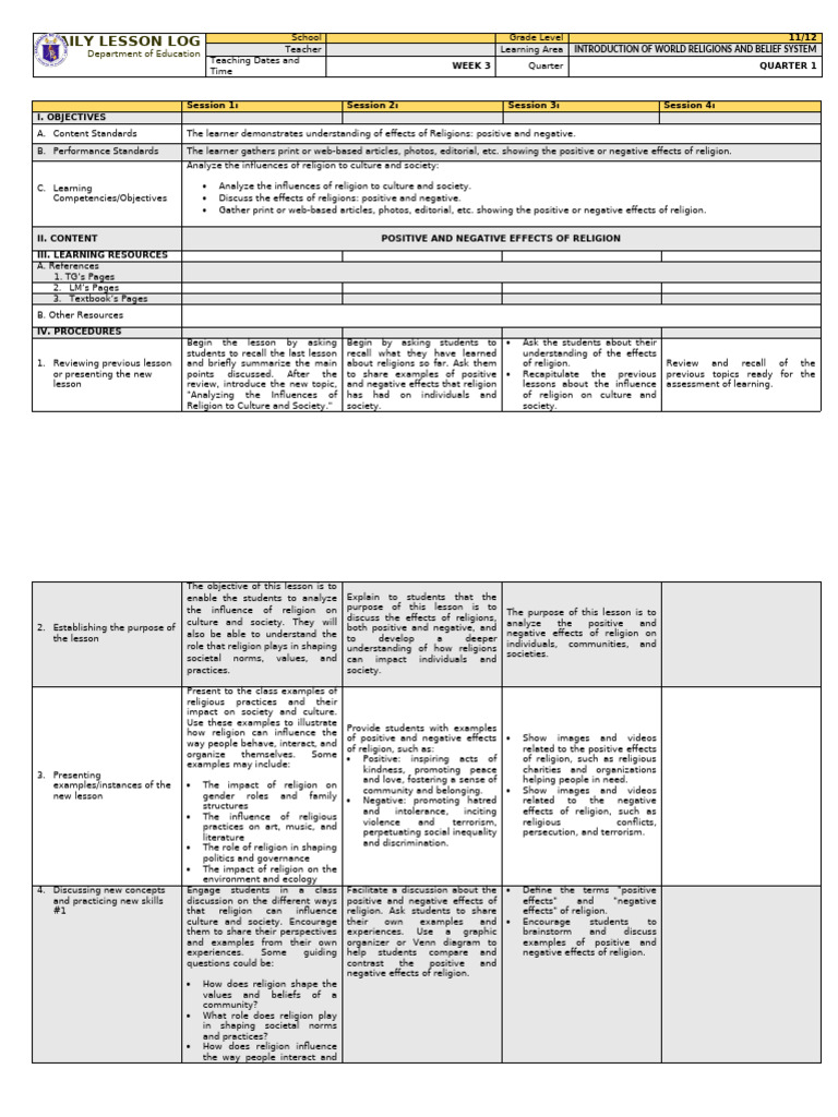 Iwrbs Q1 Week3 | PDF
