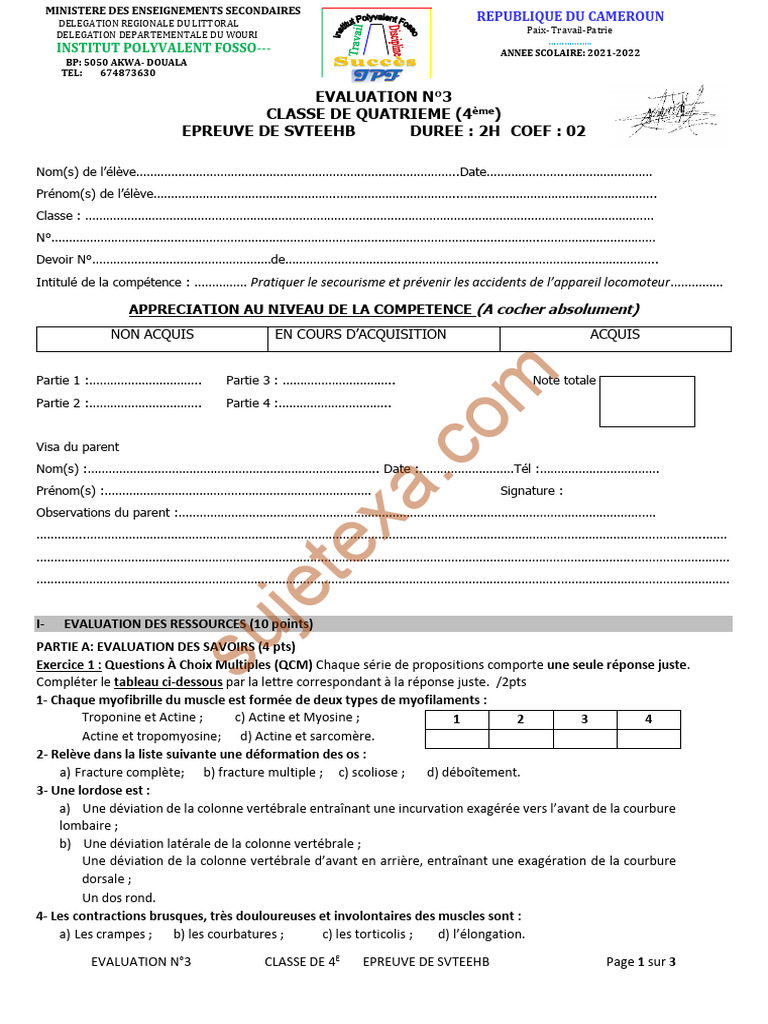 SVTEEHB-4eme-Seq-3 | PDF