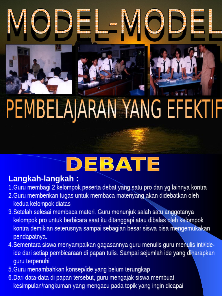 MODEL MODEL PEMBELAJARAN Baru | PDF