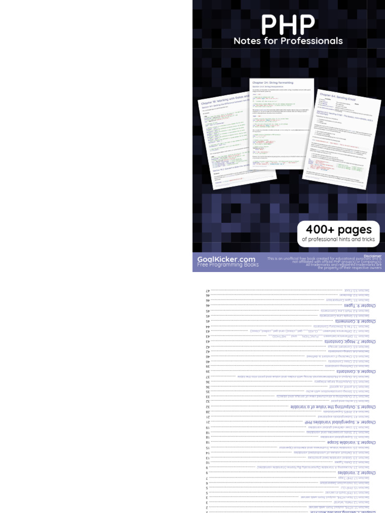 PHP - Booklet | PDF