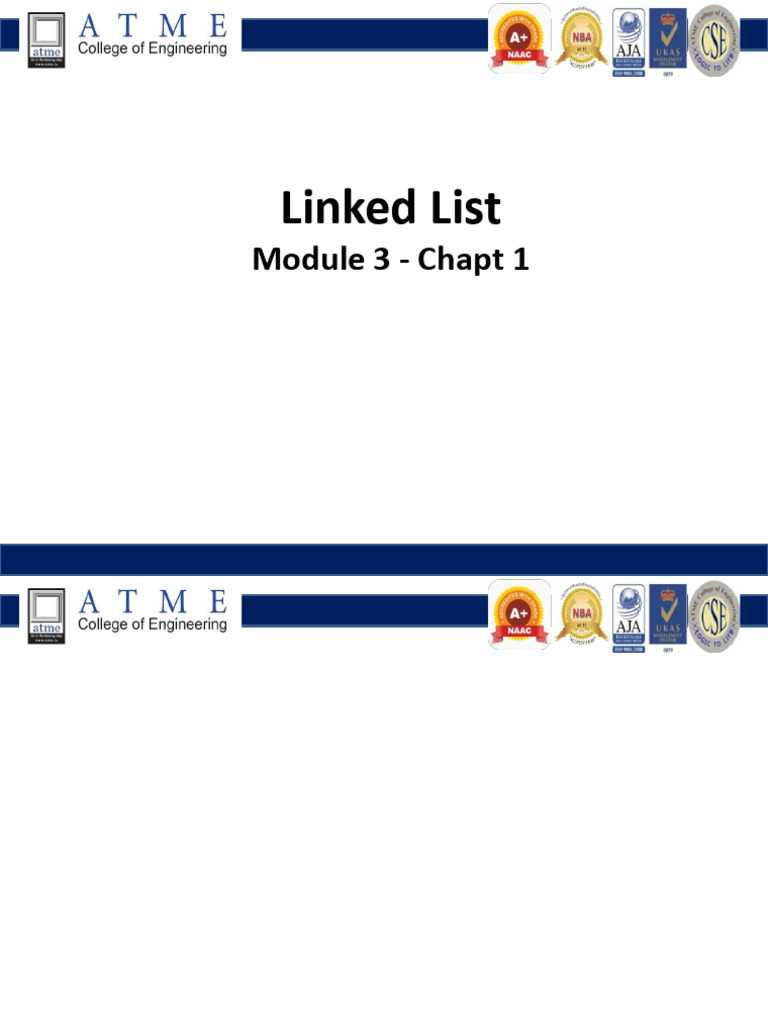 Data Structures PPT - MN - M3 | PDF