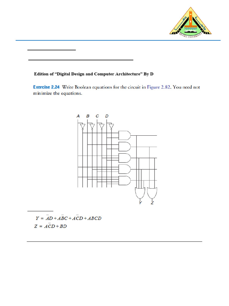 Assignment no 02 - Computer Architecture_Solution | PDF