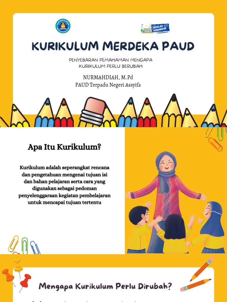 Kurikulum Merdeka PAUD: Pentingnya Perubahan | PDF