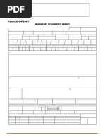 FAA - Form - 8010-4 - (Malfunctions - Defect Form) | PDF | Federal ...