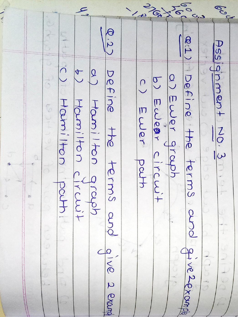 Assignment No 3 Graph Theory | PDF