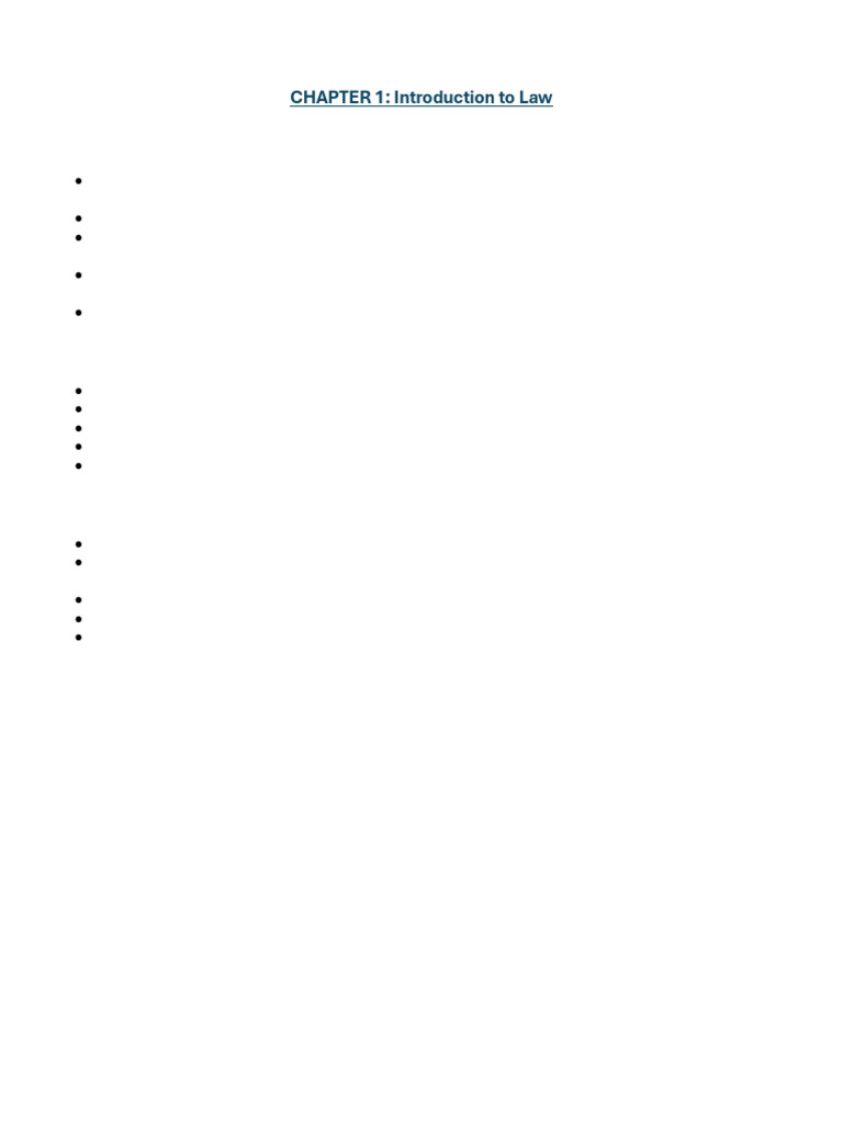 Business Law Exam 1 Material | PDF