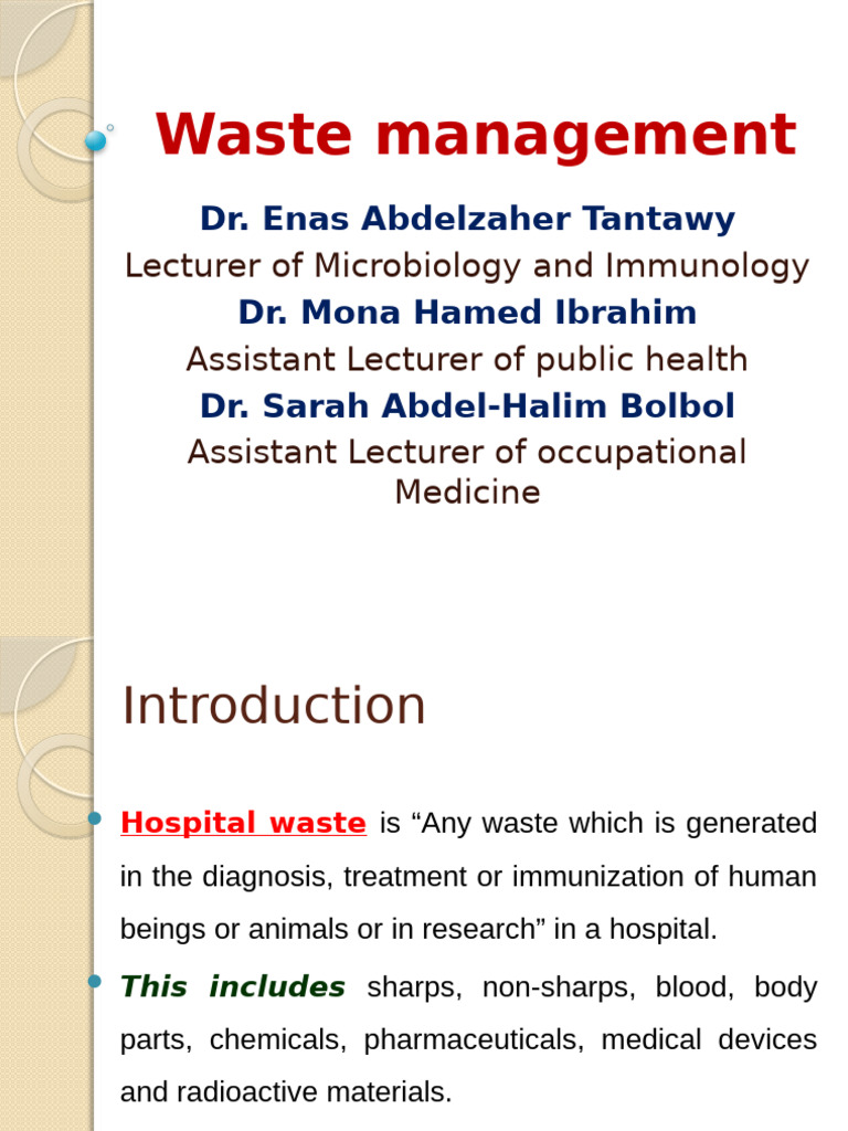 Waste Management | PDF