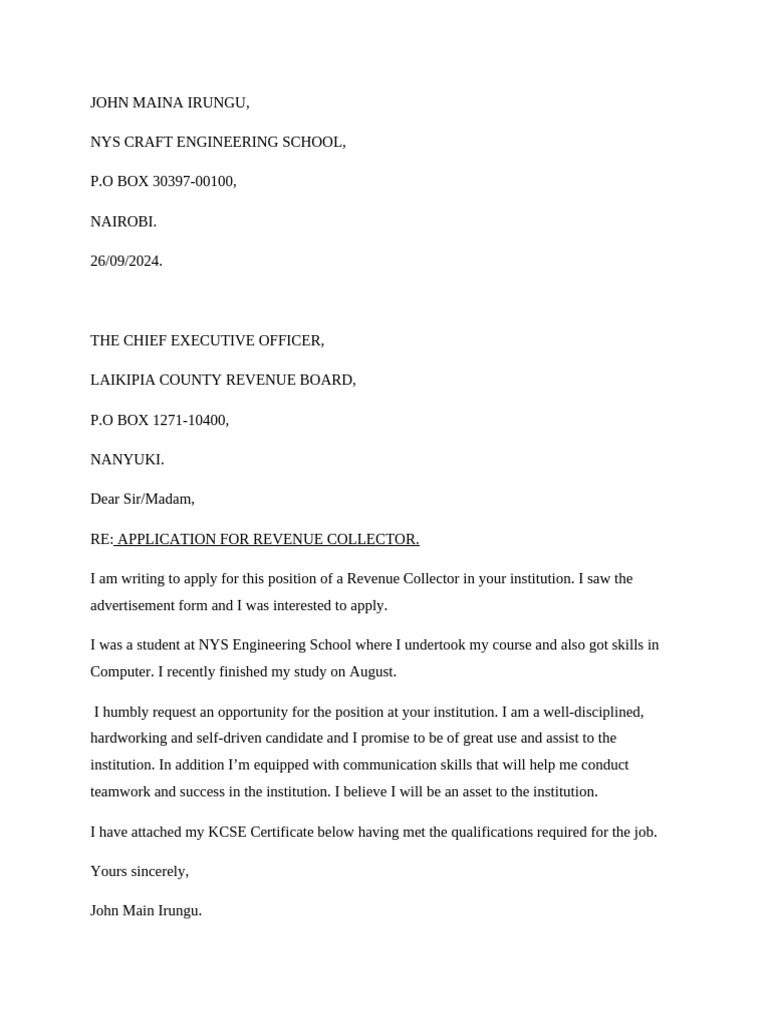 Revenue Collector Application | PDF