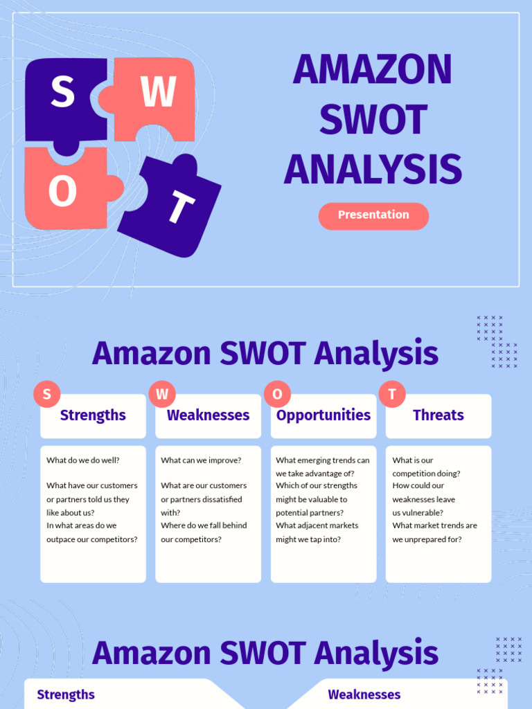 Amazon SWOT Analysis Slides | PDF