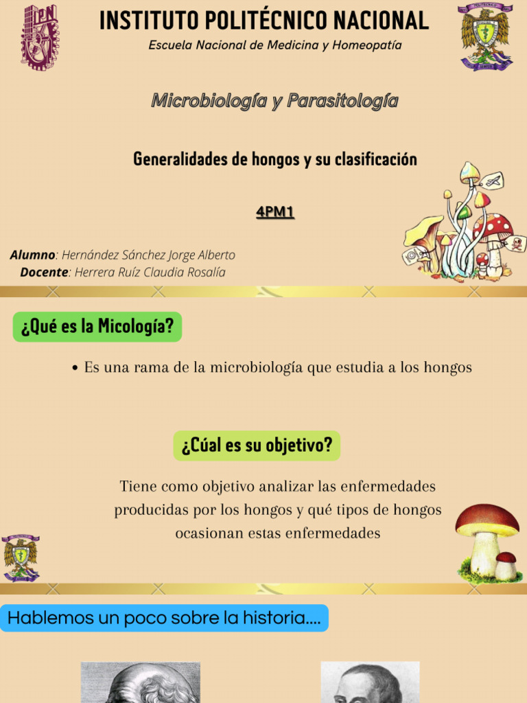 Generalidades de Hongos | PDF