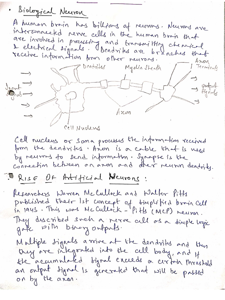 Unit 2 - Introduction To Neural Network | PDF