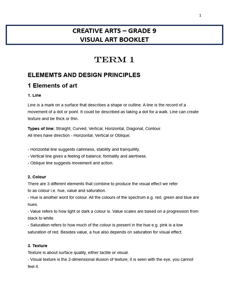 VA Booklet Gr9 | PDF