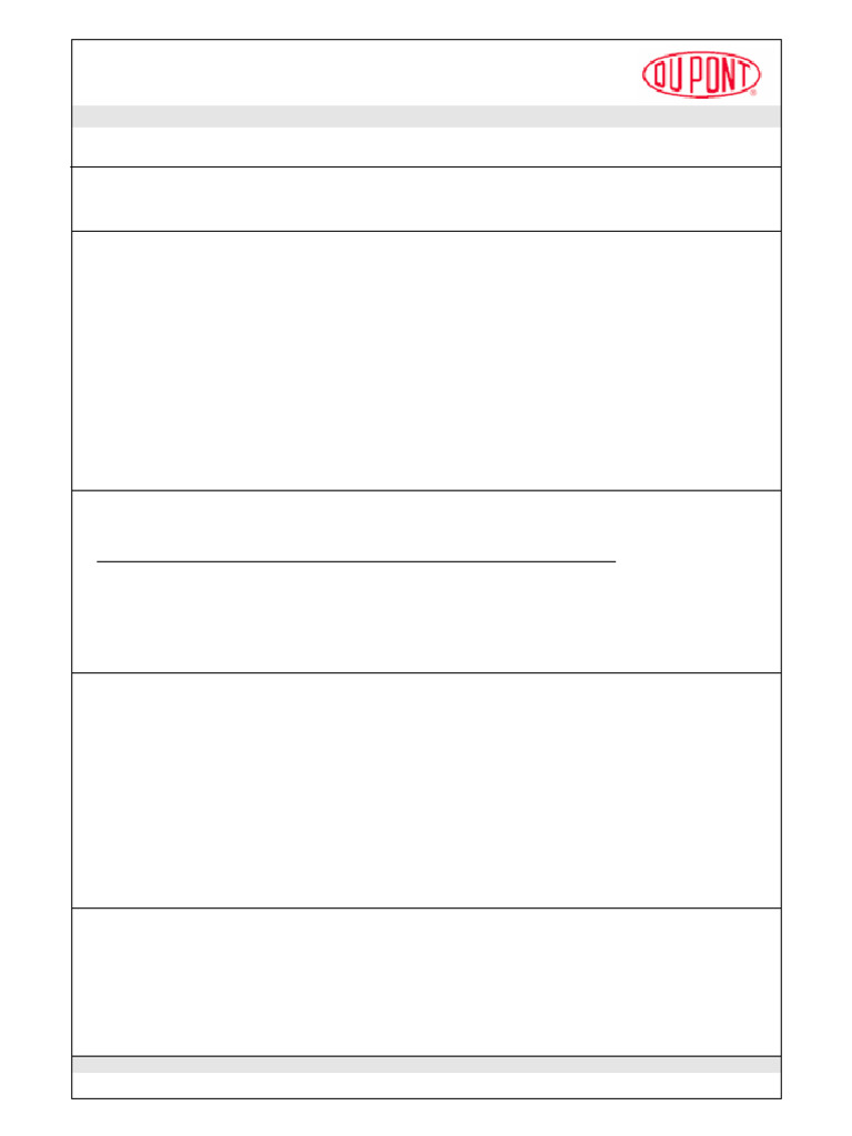 Sds Teflon Dupont | PDF