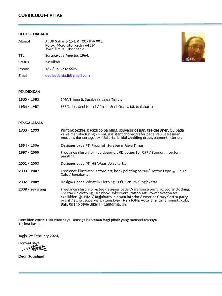 CV Wisma Surya | PDF