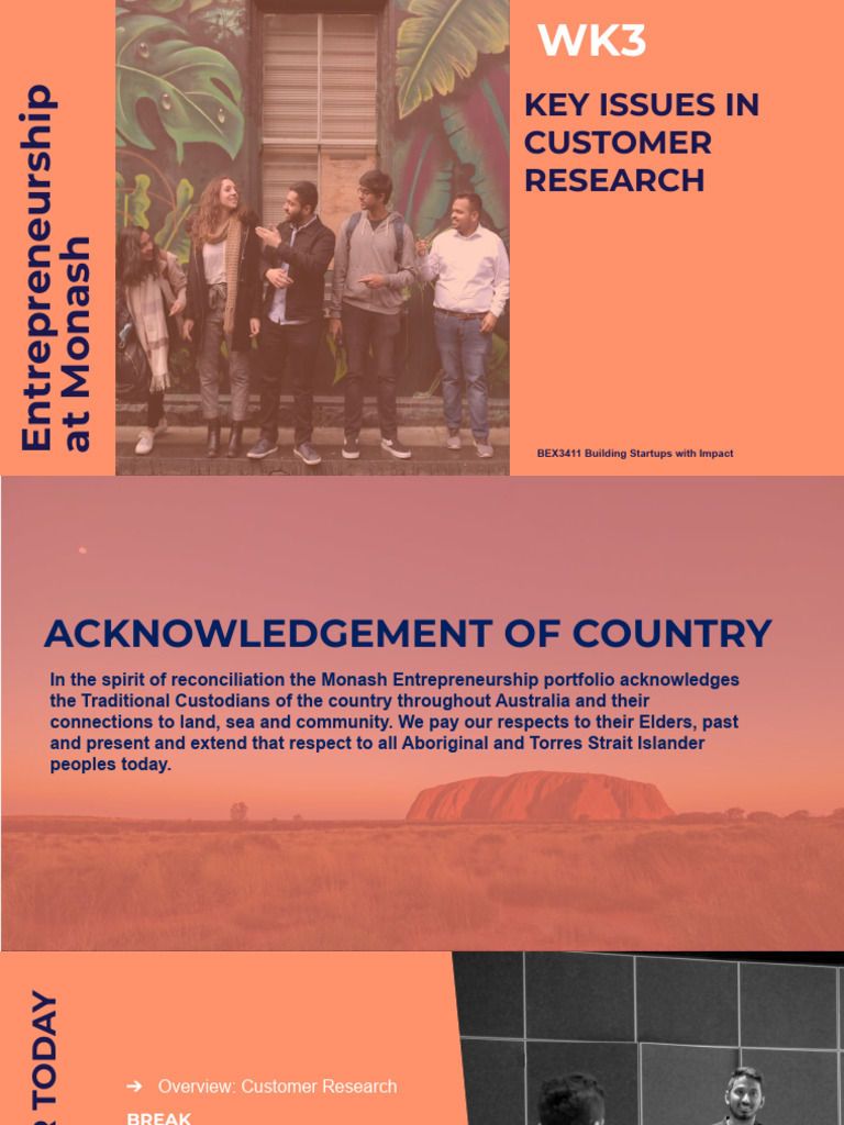 BEX3411 Week 3 - Key Issues for Customer Research | PDF