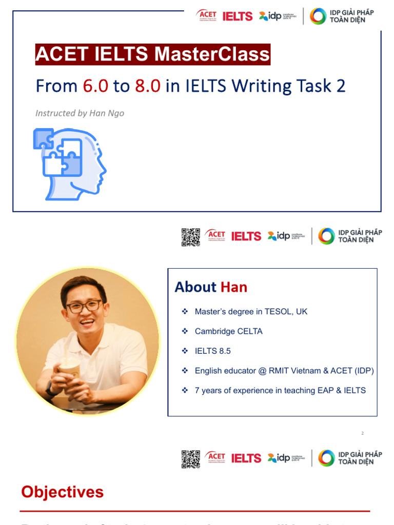 ACET IELTS Masterclass - May 2024 | PDF