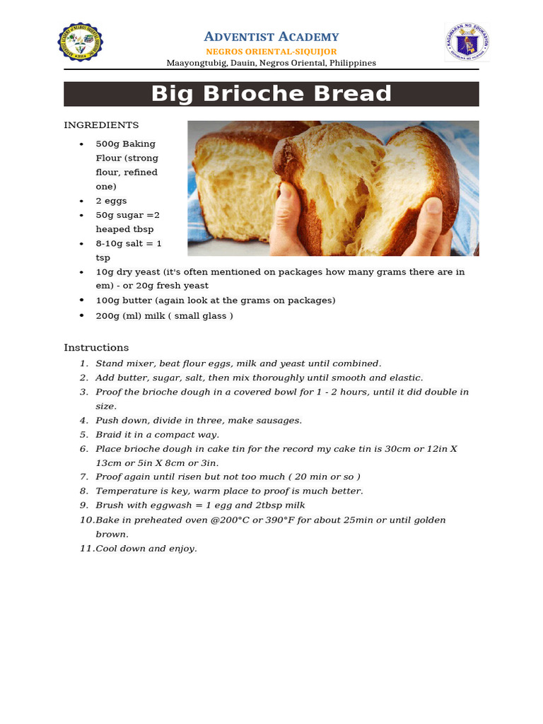 Big Brioche Bread | PDF
