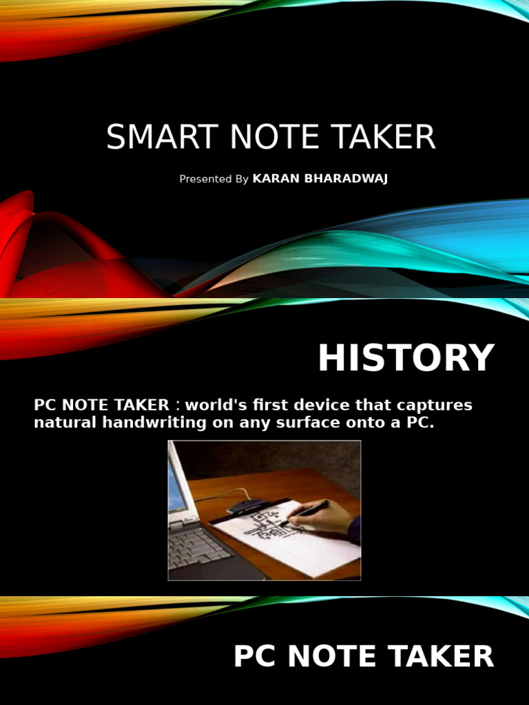 Smart Note Taker | PDF