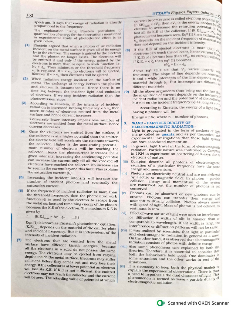 Dual Nature Notes | PDF