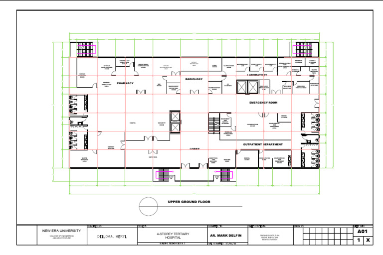 Prelim Plan of Hospital | PDF
