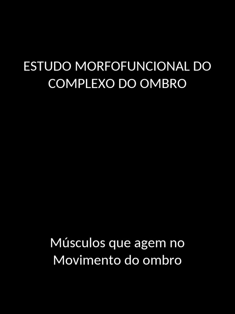 Músculos+ +Complexo+Do+Ombro | PDF