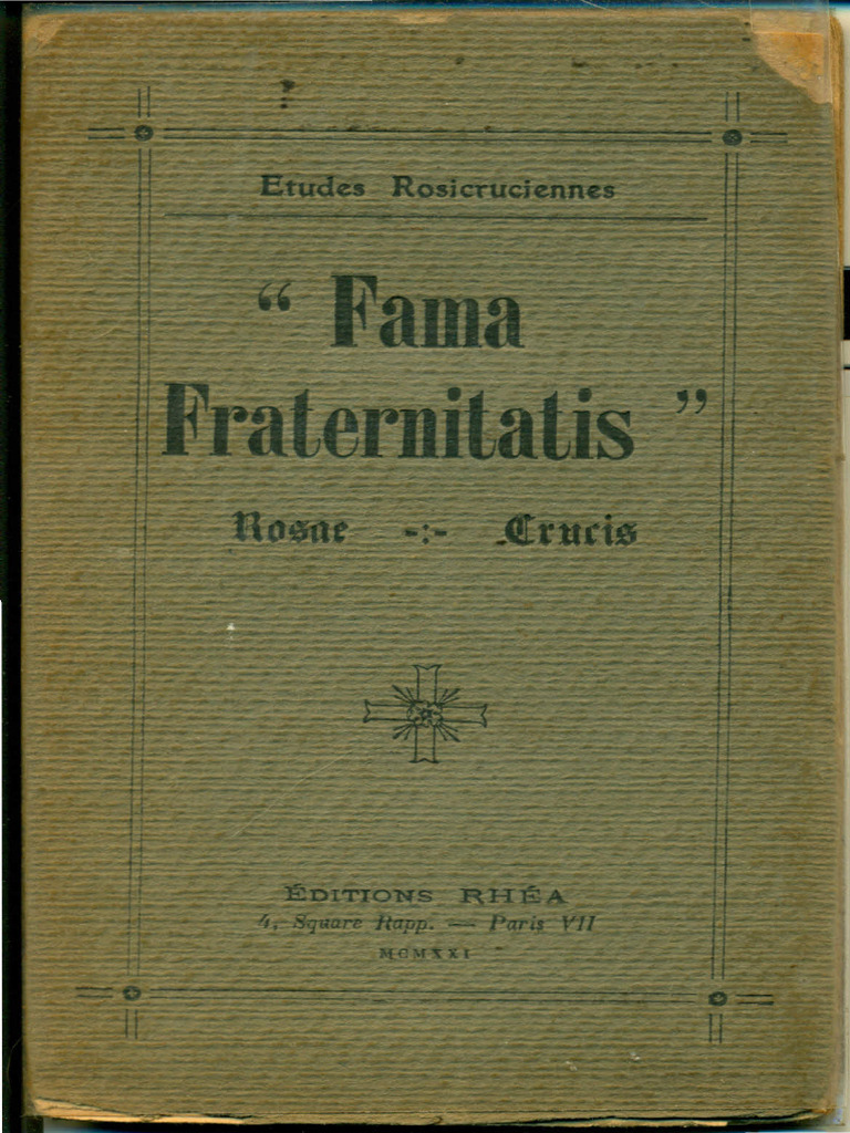 Andreae Johann V - Fama Fraternitatis | PDF