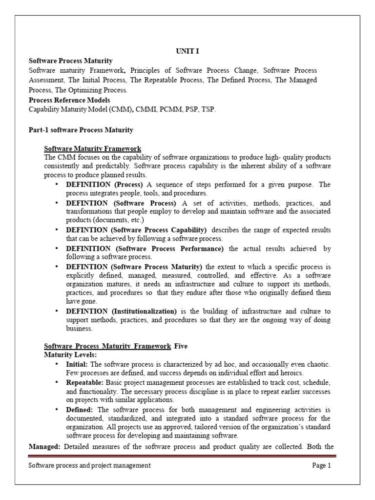 SPPM...UNIT 1 | PDF SPPM...UNIT 1 | PDF