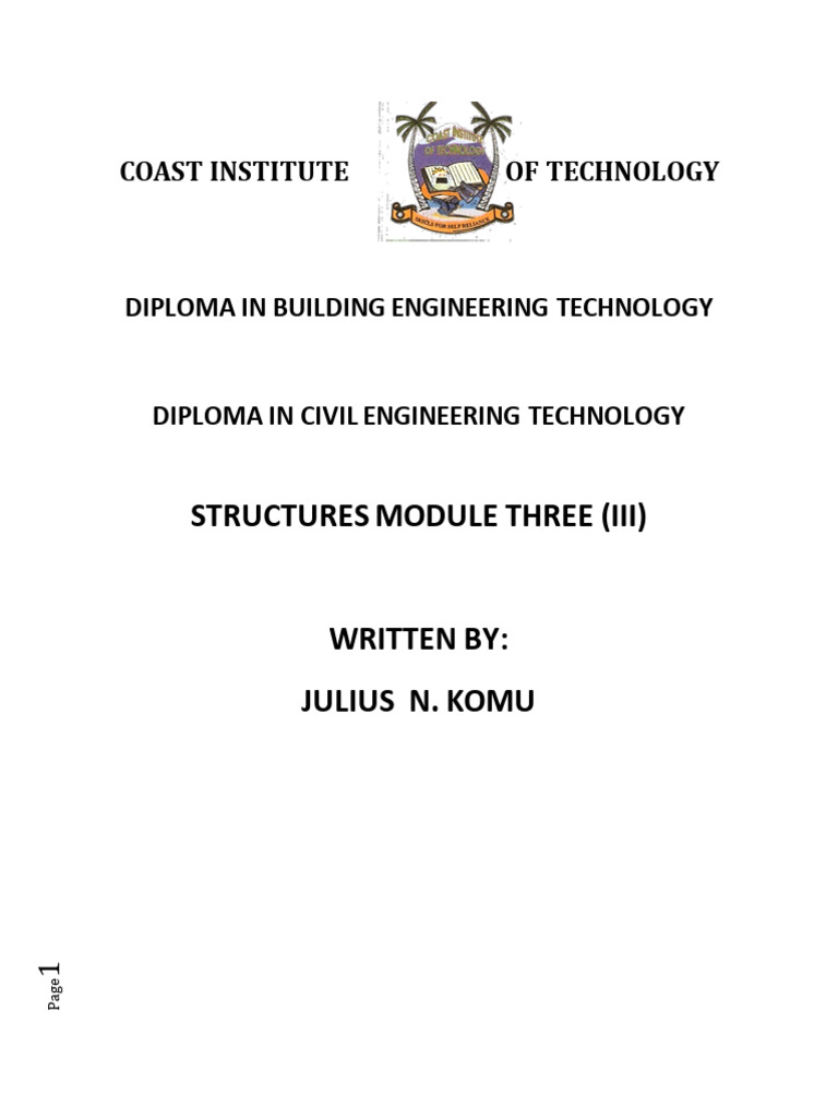 Structures Module 3 Notes Full-1 (1) - 1 | PDF