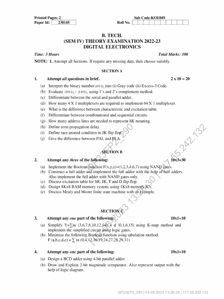 Digtal Electronics | PDF