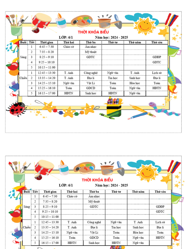 Thoi Khoa Bieu | PDF