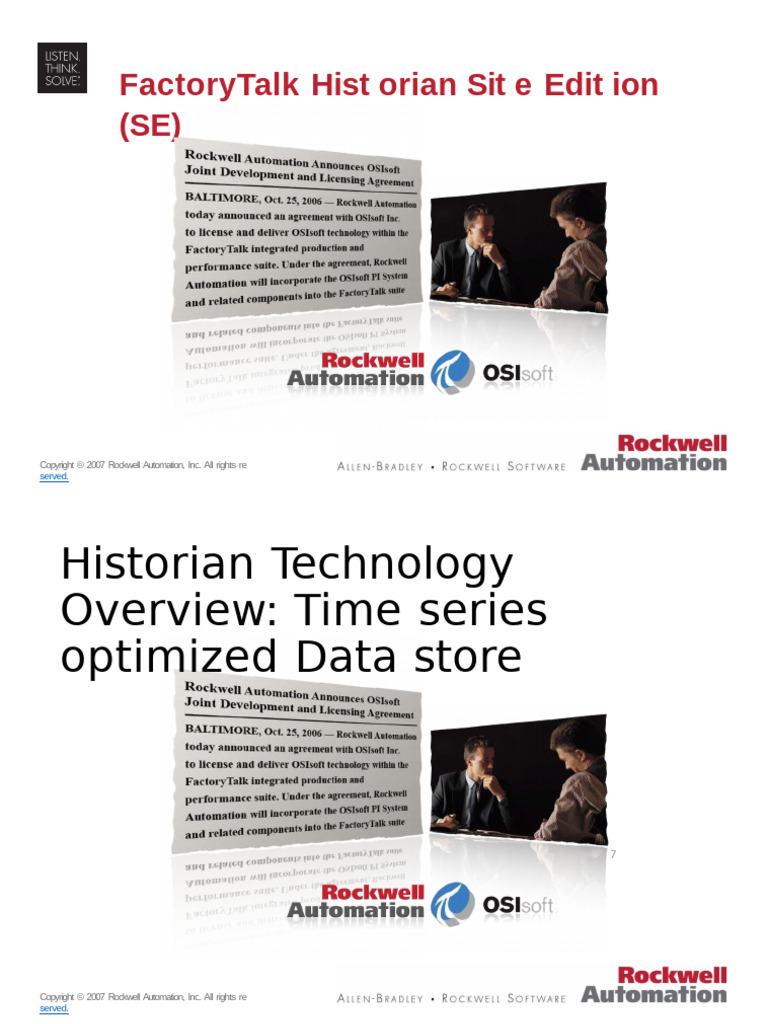 Factorytalk Historian Site Edition Se | PDF