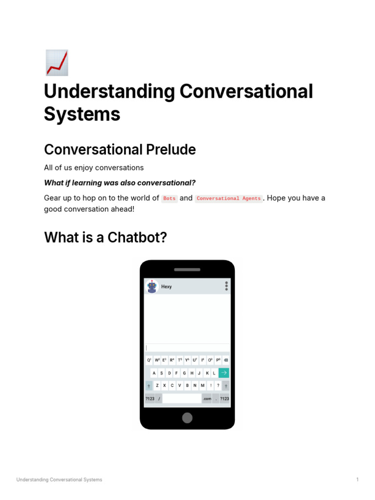 Understanding Conversational Systems | PDF | Artificial Intelligence ...