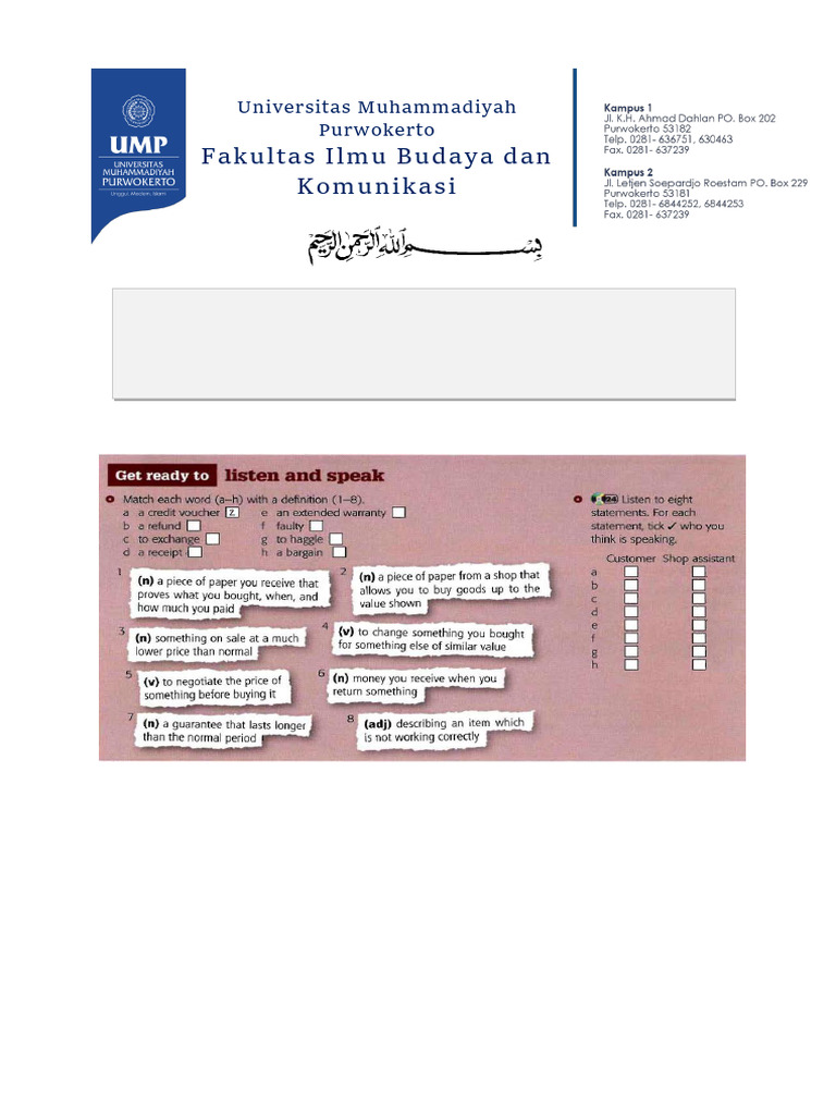Students Worksheet | PDF