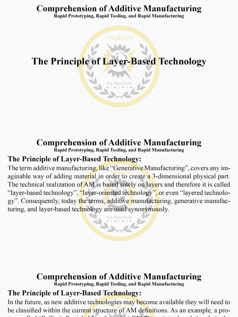 The Principle of Layer-Based Technology | PDF